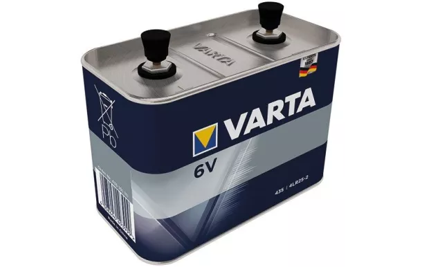 VARTA PILE SPEC.PORTO 6V 4LR25/2 ALCAL.METAL 435101111
